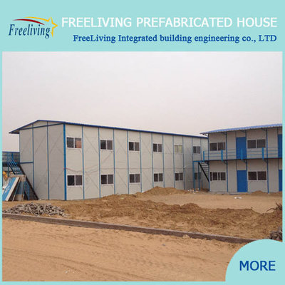 2014 new Two-story K style prefabricated house with slope roof