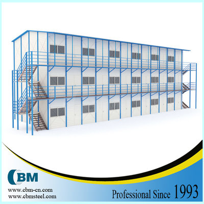 CBM Prefabricated Accomodation K Type Prefab House For  Labor Camp