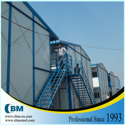 CBM Prefabricated Accomodation K Type Prefab House For  Labor Camp