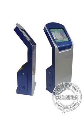 IR touch screen kiosk 17 Inch all in one with little keyboard