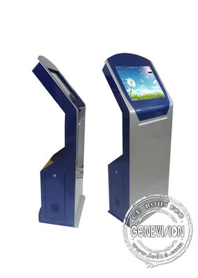 Interactive kiosks touch screen 17 inch for info query with card sensor