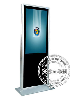 ATOM D525 Touch Screen Kiosk , 16:9 Screen Ratio Multi-touch Screen