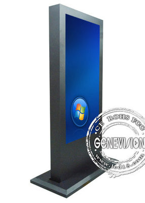 55 Inch Touch Screen Kiosk with 1920*1080 , Full HD Colorful Screen