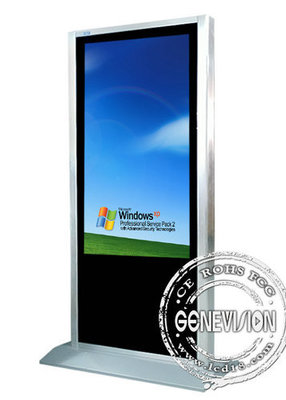55 Inch 178°/ 176°Interactive Touch Screen Kiosk , 4GB Kingston RAM