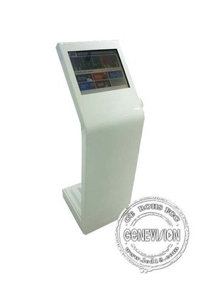 19" kiosk screen floor standing entertainment with headset to listen