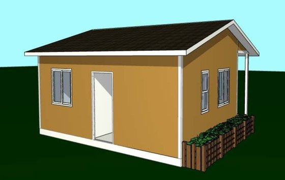 Energy Saving Water Proof Prefab Light Steel Frame Houses Kiosk Booth