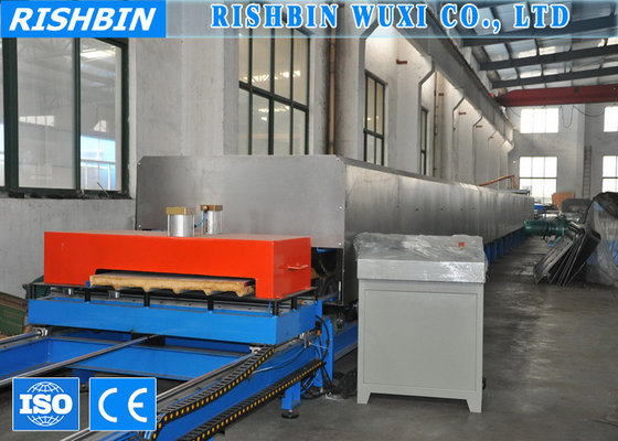 7.5 m / min Color Steel EPS Sandwich Panel Production Line for Prefab House