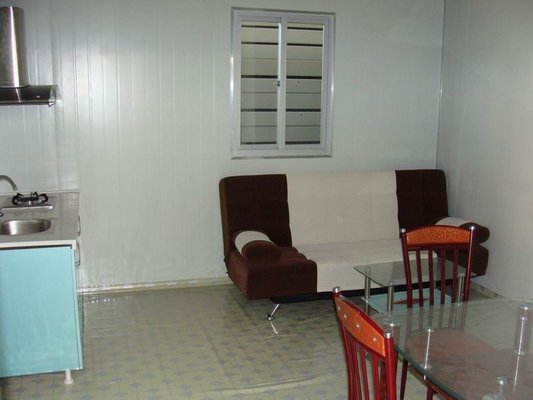 Eco 20 ft Container Home For Dining Room​ , Prefabricated House Restroom