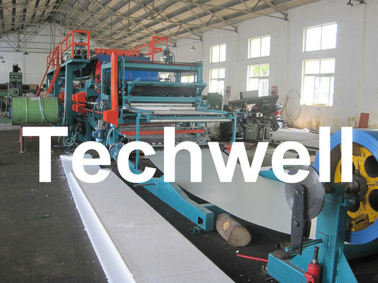 Prefabricated House EPS Foam Insulated Sandwich Panel Machine For 50 - 250mm Thickness