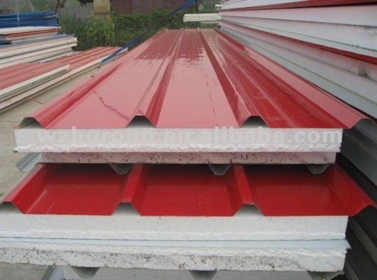 Light Weight Corrugated Sandwich Panel For Prefabricated Houses Ceiling