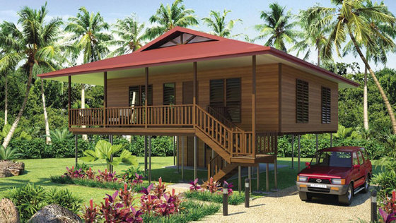 Light Steel Frame Home Beach Bungalows 