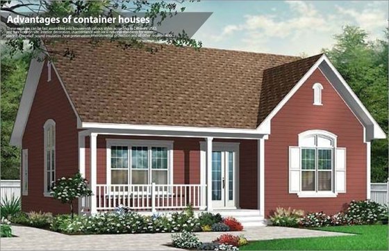 Customized Modern Villa Light Steel Structure House / Prefab Bungalow Homes