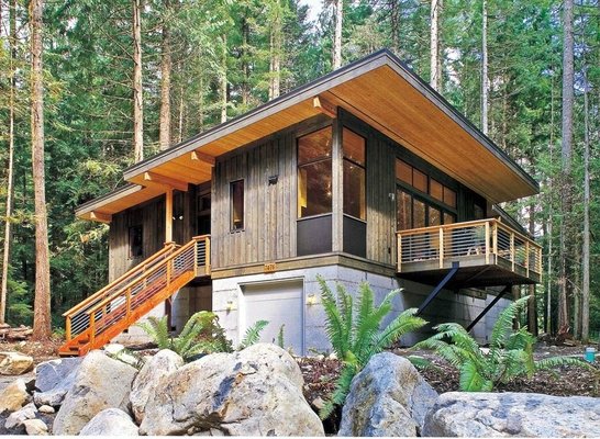 Custom Made Prefab Bungalow Homes Angle Steel Frame For Permanent Construction WLH-FPV003, wood house design