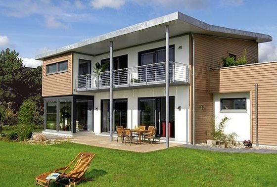 Light Steel Frame Prefab Villa Home / Quick Assemble Prefabricated Homes