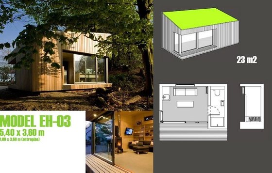 Prefabricated Garden Studio , Light Steel Frame Garden Shed