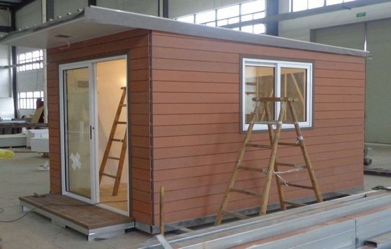 Light Steel structure Holiday Home / Prefabricated Garden Studio For Holiday Living