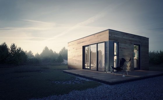 Prefabricated House Of Garden Studio Light Steel Frame Storage