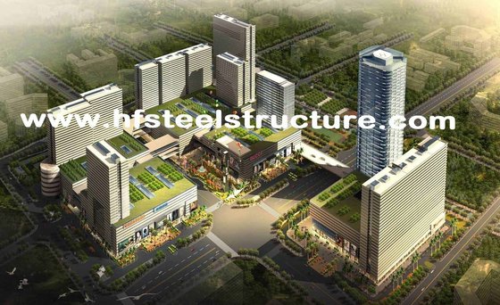 Industrial Prefabricated Steel Frame Prefab Building, Multi-Storey Steel Building