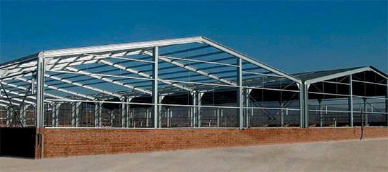 Welded Or Hot Rolled, Railway Station, Q235 & Q345 Structural Metal Truss Warehouse