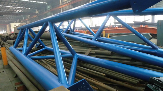 OEM Steel Structure, Prefabricated Pipe Metal Truss Buildings and Sports Stadiums