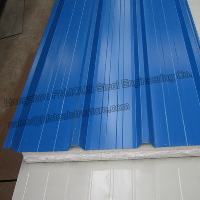 Metal EPS Insulated Sandwich Panels House Sandwich Panel Roofing