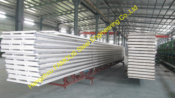 Heat Insulation EPS Polyurethane Foam Sandwich Panels For House