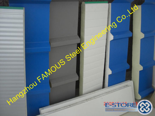 Glass EPS Sandwich Roof Panel / Metal Roofing Sheets For Cladding