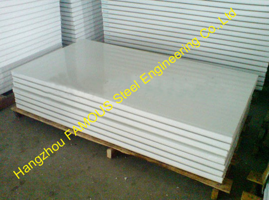 Cold Room Corrugated EPS Sandwich Metal Roofing Sheets Wall Panels