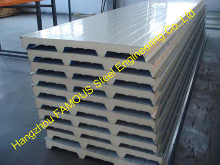 Cold Room Corrugated EPS Sandwich Metal Roofing Sheets Wall Panels