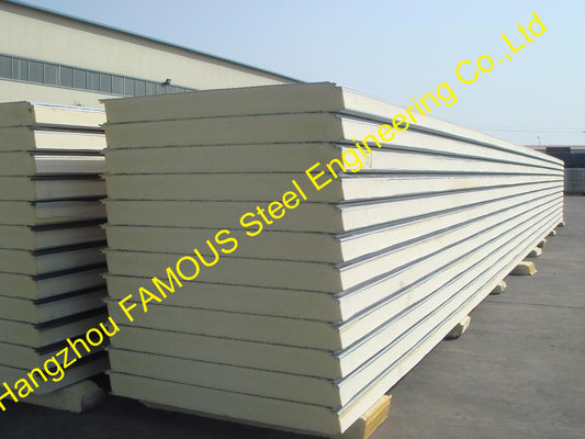 Color Steel Polyurethane Sandwich Metal Roofing Sheets Board Insulation