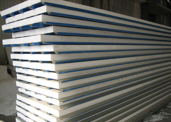 Building Finishing Materials , Heat Insulation 100mm EPS Sandwich Panel