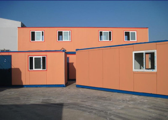 Movable Modular Prefab Storage Cargo Container Homes For Factory , Warehouse