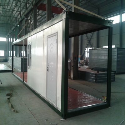 Steel / Concrete Prefab Container Home Prefabricated Reliable Structure