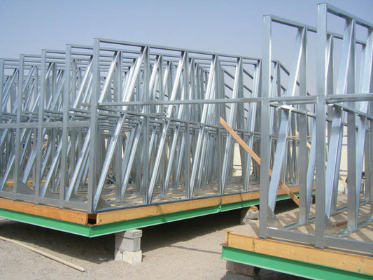 SAA Light Steel Frame Houses , Structural Steel Fabrication Workshop
