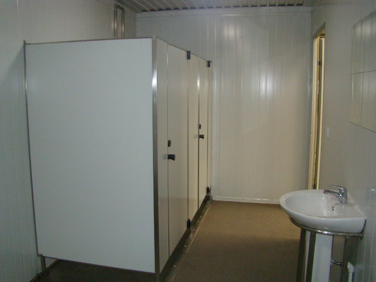 Standard Portable Ablution Container - Galvanized Steel Structure, Flatpacked