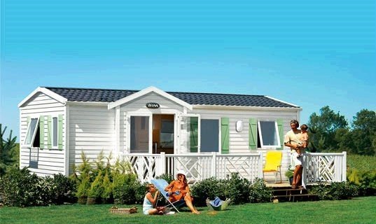 White Prefabricated Mobile Homes , Prefab Mobile Homes With Customer’s Request