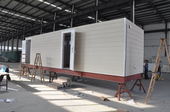Prefab Mobile Cabin House / Steel Frame Prefab Modular Homes For Guard House
