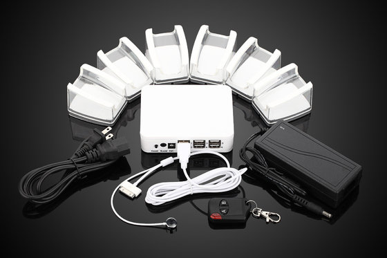 Acrylic Display Stands alarm box security system for mobile phone tablet shop