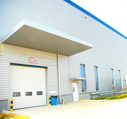 Precision Industrial Sectional Doors Insulated Mental / Sandwich Panel , 40mm Width