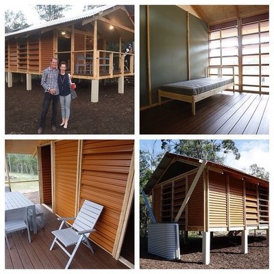 Moisture Resistant Steel Beam WPC Home For South - East Asian , Quick Assembly