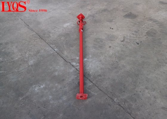 Powder Coating Adjustable Shoring Posts Formwork Push Pull Props Red Color