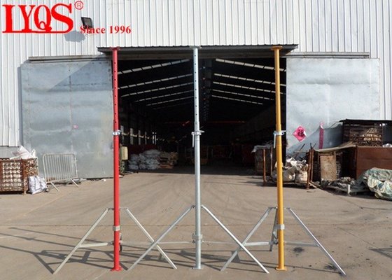 Adjustable Building Support Post / Steel Shore Jacks For Propping Formwork Beams