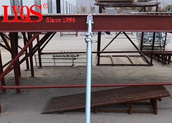 Quick Bracing Push Pull Props , Steel Post Shores For Wall Formwork