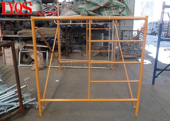 Mason Triple Ladder Frame Scaffolding 5’×5’7" For Indoor Slab Supporting