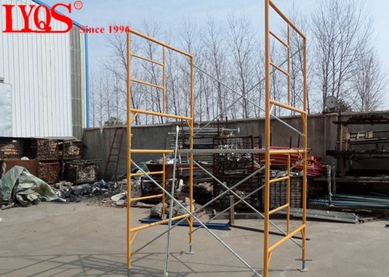 5’ 7"×6’4" Double Mason Scaffolding Frames High Strength With Powder Coated Surface