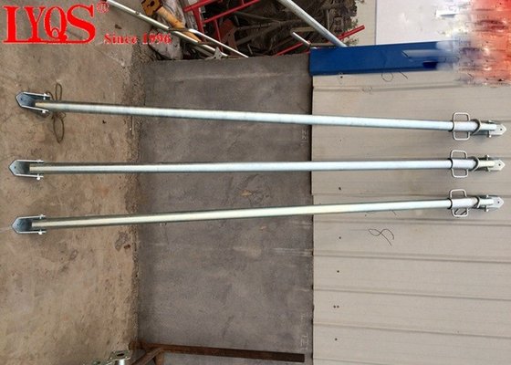 Construction Formwork Screw Jack Shoring Posts 2000mm/3600mm For Supporting
