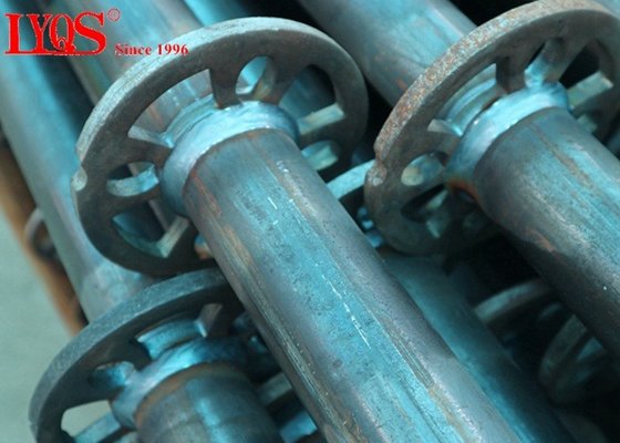 Quick Erecting Scaffold Ring Lock System 3 Meters Vertical Standards HDG Treatment