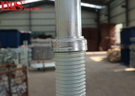 Sliver Galvanized Steel Shoring Posts High Load Size 2 Acrow Props