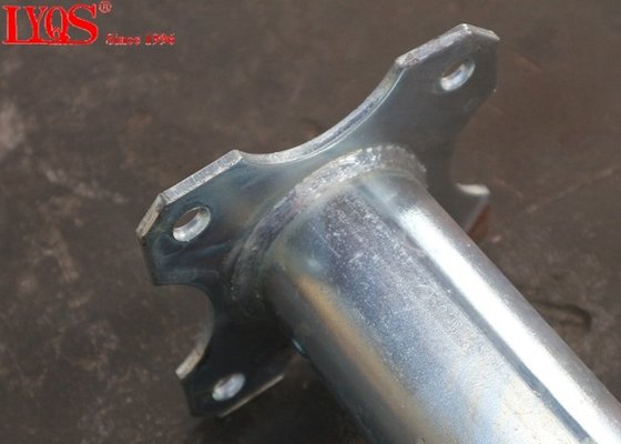 Q235 Grade Steel Shoring Posts Building Support Props Notched Plate Type