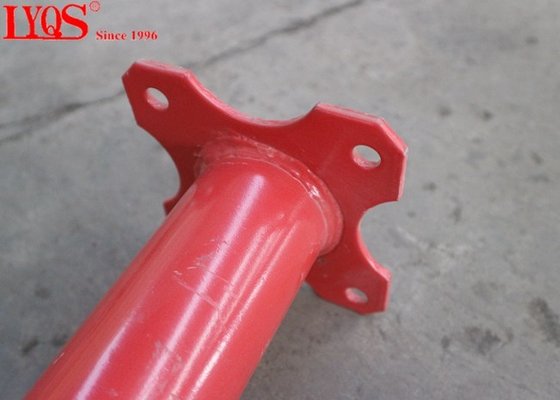 Red Adjustable Building Props Scaffolding Prop Jack For Slab Formwork